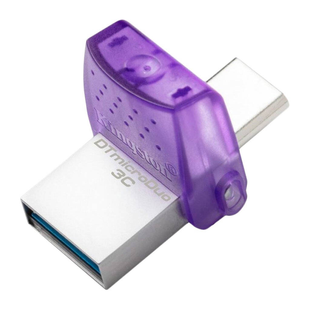 USB Flash Kingston DT MicroDuo C3, 128 Гб., Голубой – купить по цене ...