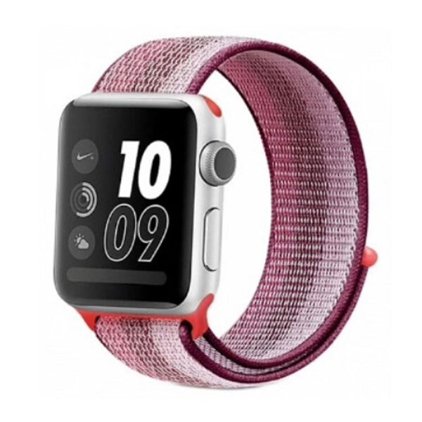Ремешок Apple Watch 42 / Watch 44, Woman Sport Loop, Berry, Малиновый ...