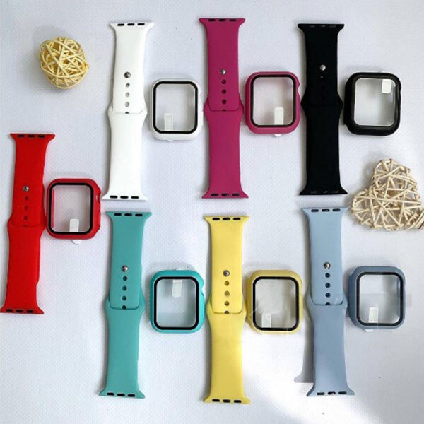 Ремешок Apple Watch 42, Veron Silicone Glass, Синий – купить по цене ...