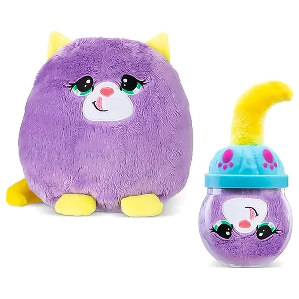 Игрушка мягкая коллекционная MISFITTENS Котенок в аквариуме, Misfittens ...